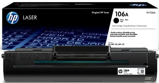 კარტრიჯი HP 106A Black Original Laser Toner Cartridge (W1106A)
