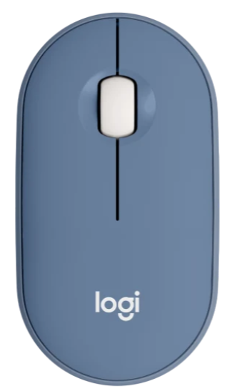 მაუსი LOGITECH M350 Pebble Bluetooth Mouse - BLUEBERRY - შეიძინეთ ონლაინ, საუკეთესო ფასი და ხარისხი