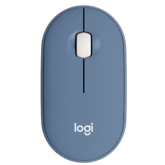 მაუსი LOGITECH M350 Pebble Bluetooth Mouse - BLUEBERRY - შეიძინეთ ...