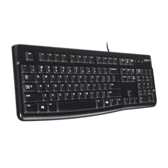 კლავიატურა Logitech K120 Wired Keyboard Black - 920-002506 - შეიძინეთ ...